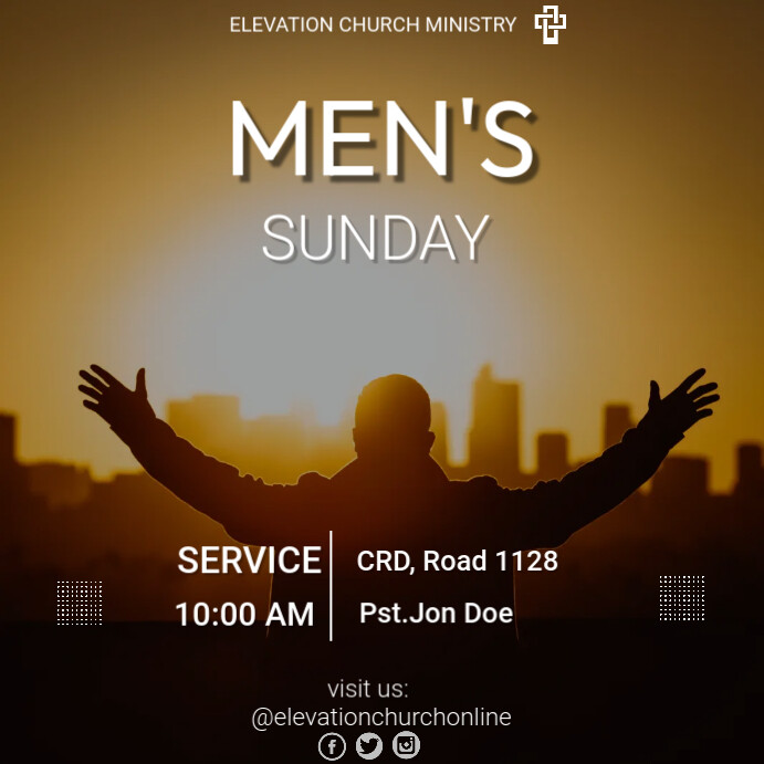 Copy of MENS SUNDAY (13) | PosterMyWall