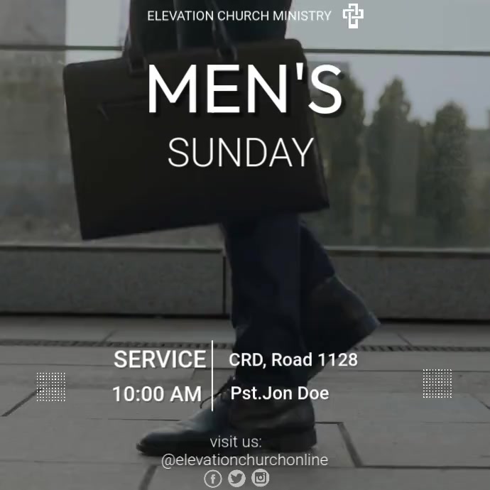 MENS SUNDAY (15) Template | PosterMyWall