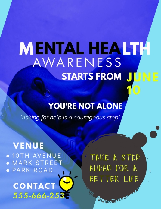 Mental Health Awareness campaign Template | PosterMyWall