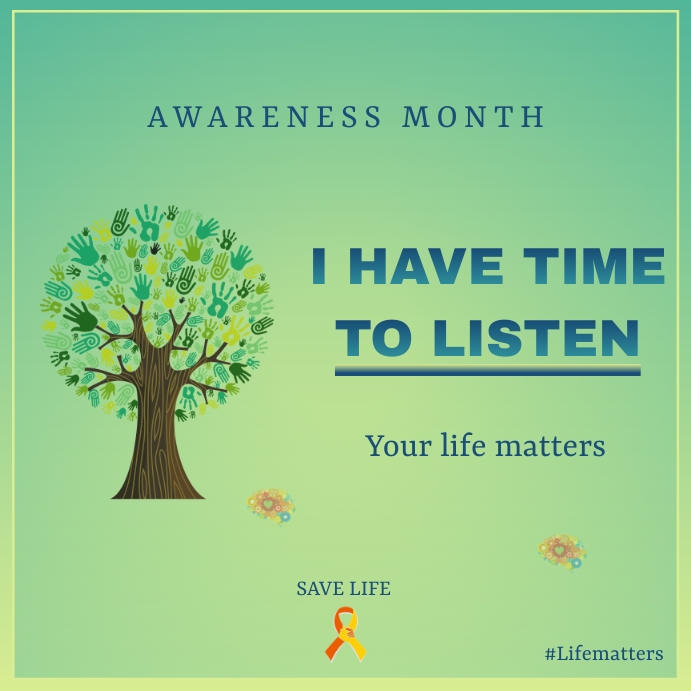 Mental Health Awareness Templat | PosterMyWall