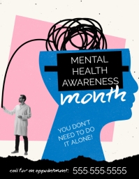 Mental Health Awareness Month Flyer Template | PosterMyWall