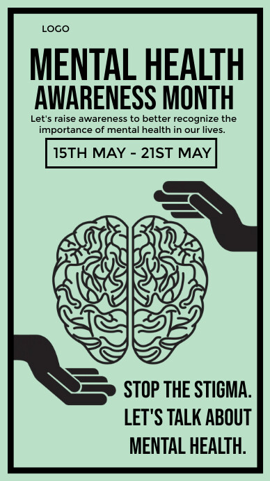 mental health awareness month Template | PosterMyWall