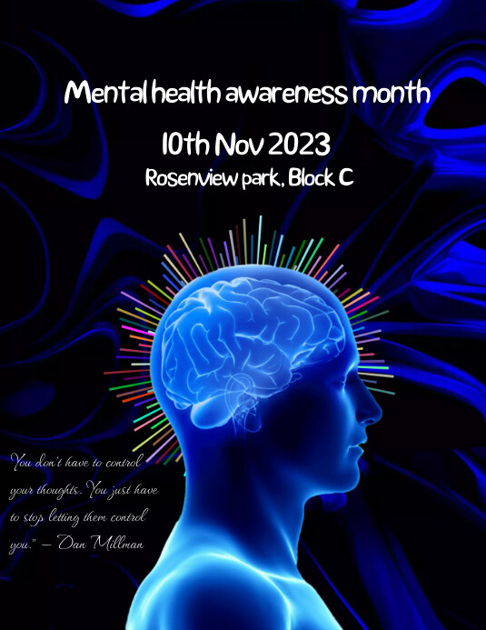 Mental health awareness month Template | PosterMyWall