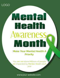Mental Health Awareness Month Poster Template | PosterMyWall