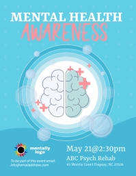 Mental Health Awareness Month Flyer Design Template | PosterMyWall