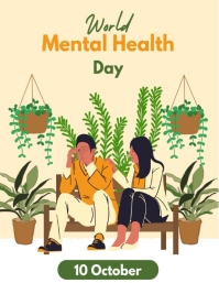 Mental Health Awareness Month Flyer Template | PosterMyWall