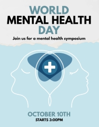 Mental Health Awareness Month Flyer Template | PosterMyWall