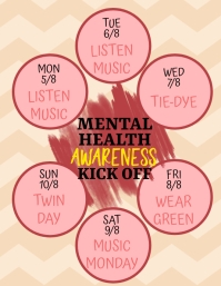 Mental Health Awareness Month Flyer Template | PosterMyWall