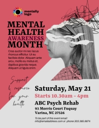 Mental Health Awareness Month Flyer Design Template | PosterMyWall
