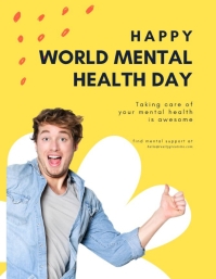 Mental Health Awareness Month Flyer Design Template | PosterMyWall