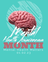 Mental Health Awareness Month Flyer Template | PosterMyWall