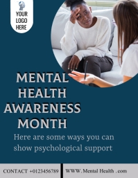 Mental Health Awareness Month Poster Template | PosterMyWall