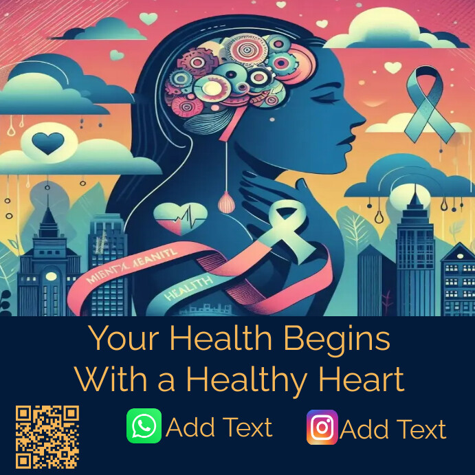 Copy of Mental health design template | PosterMyWall