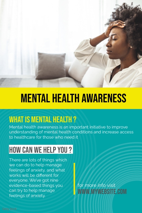 Plantilla De Mental Health Postermywall