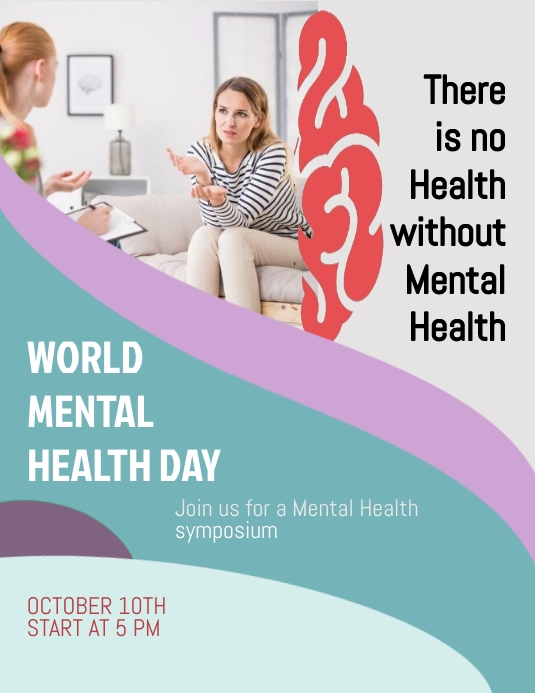 Copy of mental health flyer | PosterMyWall