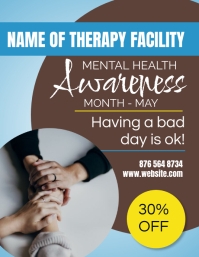 Mental Health Month Flyer Template | PosterMyWall