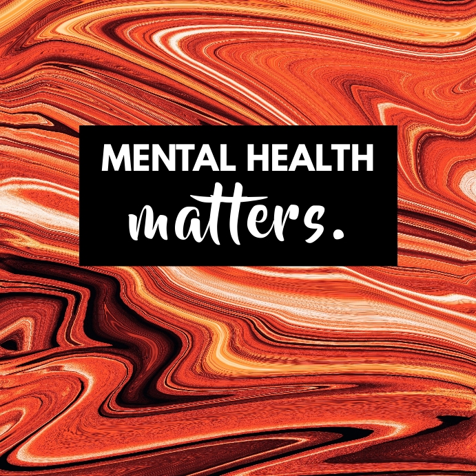 Mental health matters social template | PosterMyWall