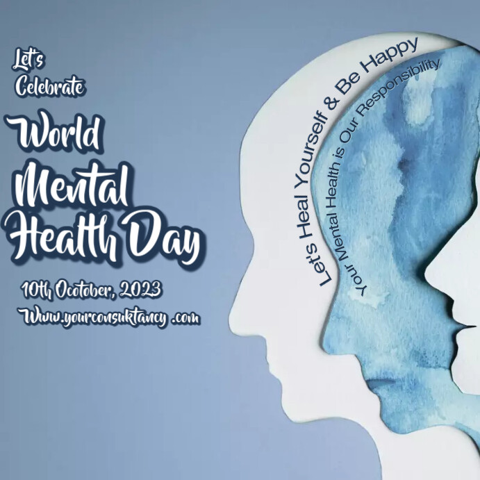 Mental Health Post / Flyer, Anxiety Relief Template | PosterMyWall