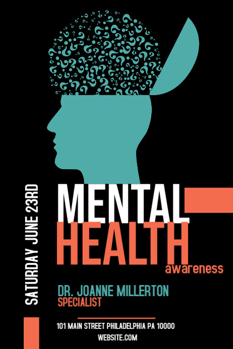 Mental Health Poster Template | PosterMyWall