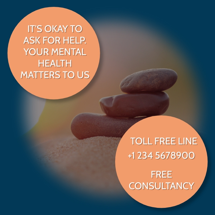 mental health poster Template | PosterMyWall