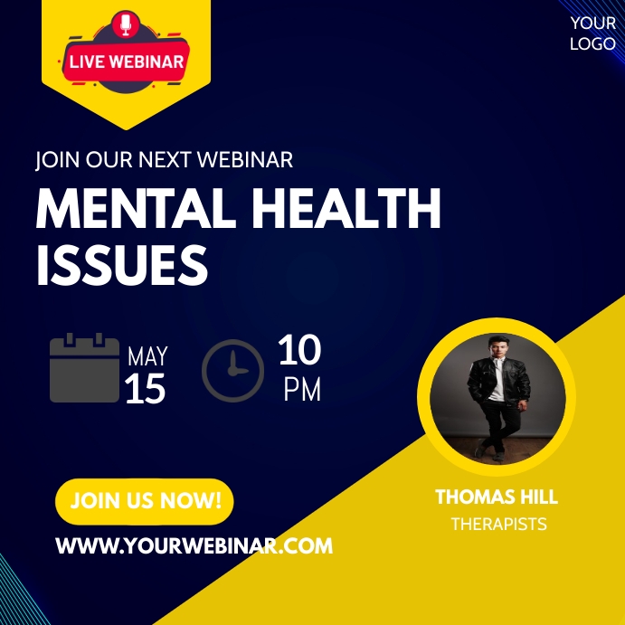 Copy of MENTAL HEALTH WEBINAR | PosterMyWall