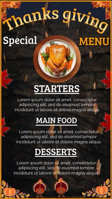 Menu (4) Template | PosterMyWall