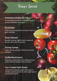 Main course Menu Template | PosterMyWall