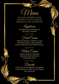 Menu A6 Template | PosterMyWall