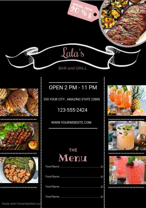 Plantilla de Menú de Búsqueda Folleto A2.b | PosterMyWall