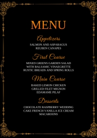 Menu A4 Template | PosterMyWall