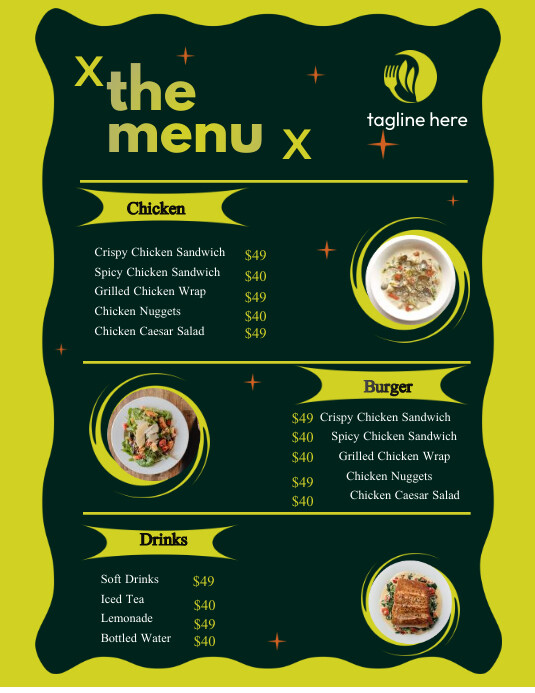 Menu Ads Template | PosterMyWall