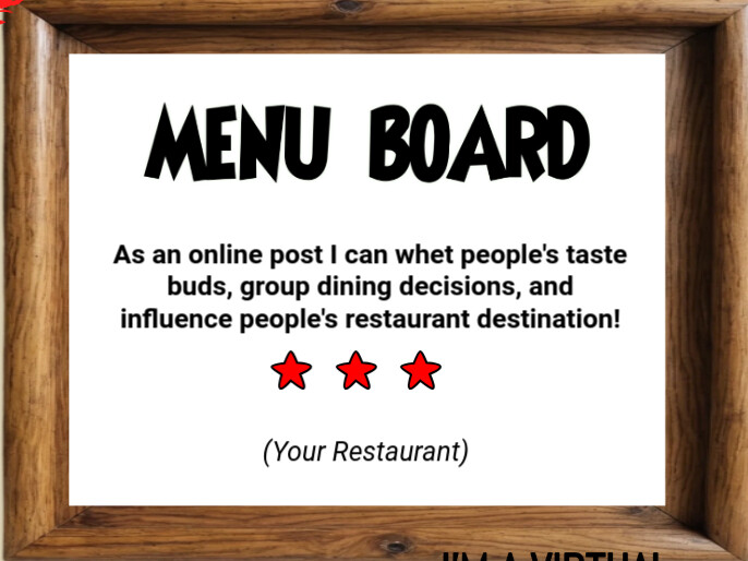 Menu Board, Drive business Template | PosterMyWall