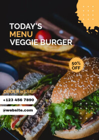 Burger Menu Template | PosterMyWall