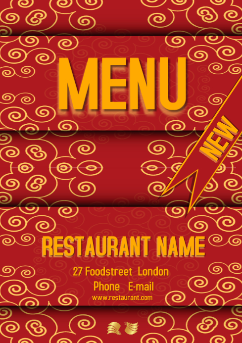 MENU COVER DESIGN 5 Template | PosterMyWall