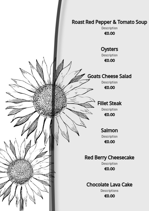 Copy of Menu | PosterMyWall