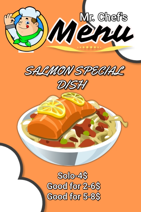 Menu Template | PosterMyWall