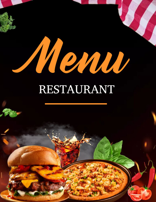 Menu Templat | PosterMyWall