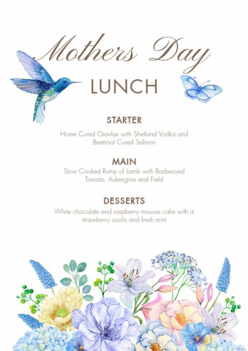 Copy of menu | PosterMyWall