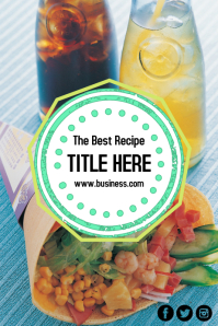 Pizza recipe poster Template | PosterMyWall