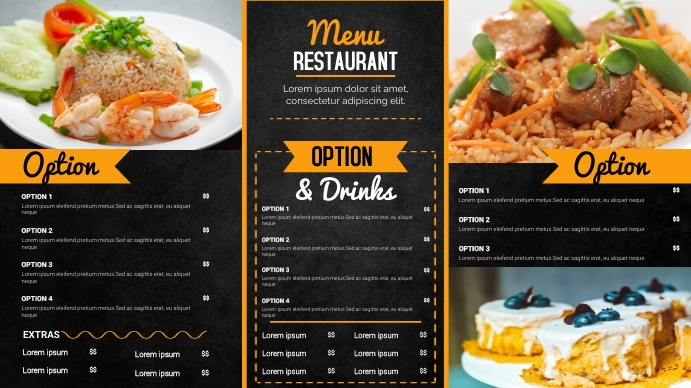 MENU Template | PosterMyWall