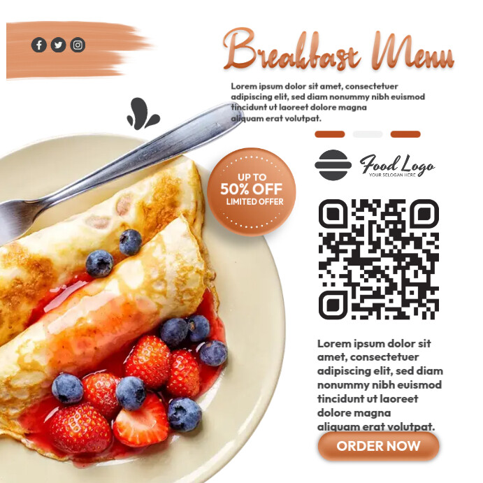 MENU Template | PosterMyWall