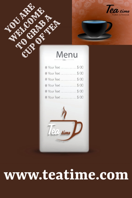 Menu Template | PosterMyWall