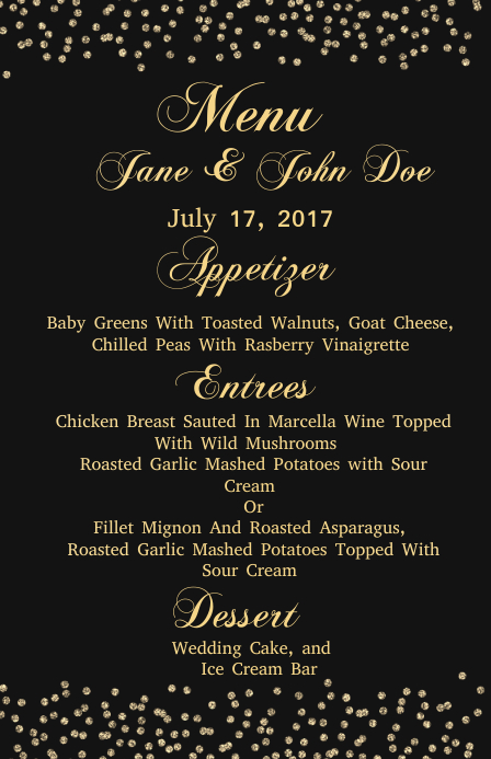 Copy of Menu | PosterMyWall