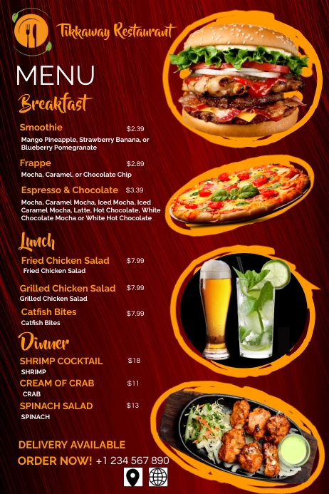 Copy of Menu | PosterMyWall