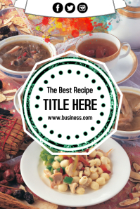 Pizza recipe poster Template | PosterMyWall