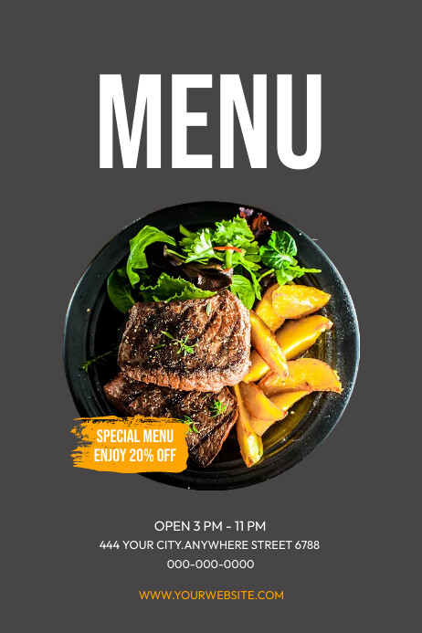 menu Template | PosterMyWall