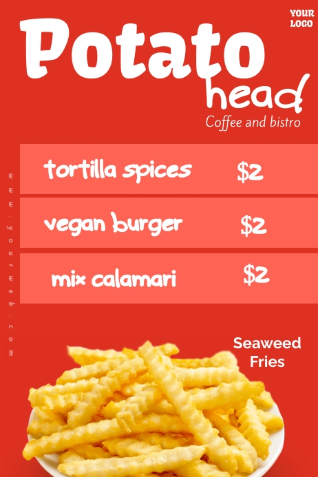 menu Template | PosterMyWall