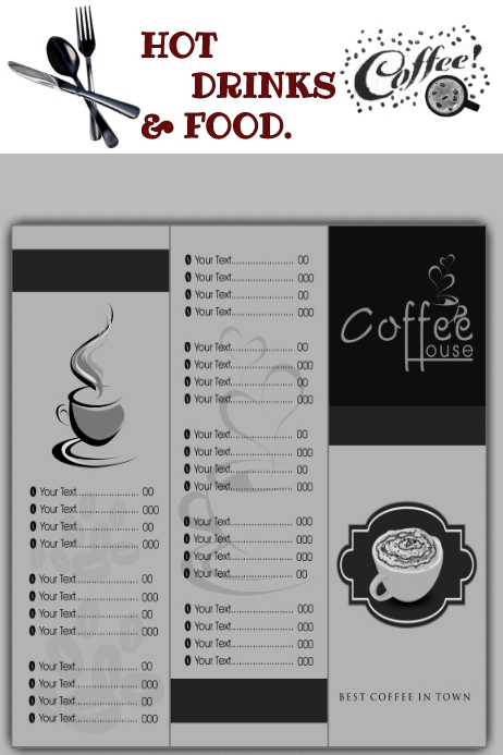 Menu Template | PosterMyWall