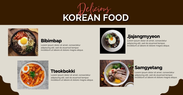 MENU FB.E Template | PosterMyWall