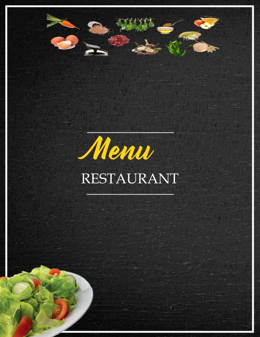 Menus Template | PosterMyWall